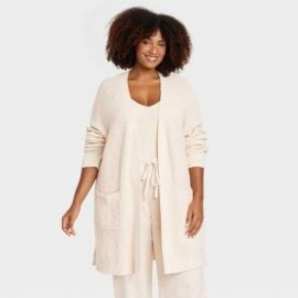 Auden | Intimates & Sleepwear | Auden Womens Sweater Robe Cardigan ...
